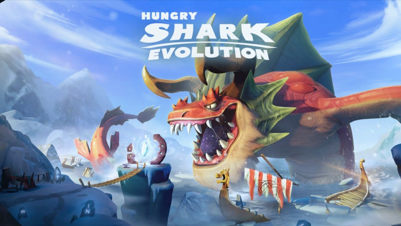 Обновление на Hungry Shark Evolution НОВАЯ АКУЛА: РАГНАКУЛ 😱😱😱 - YouTube