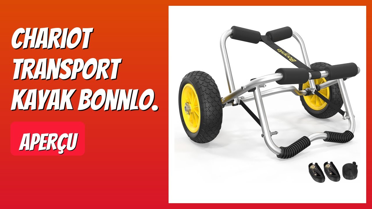 AVIS (2026): Chariot Transport Kayak Bonnlo. DÉTAILS ESSENTIELS - YouTube