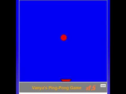 Simple Ping-Pong game - YouTube