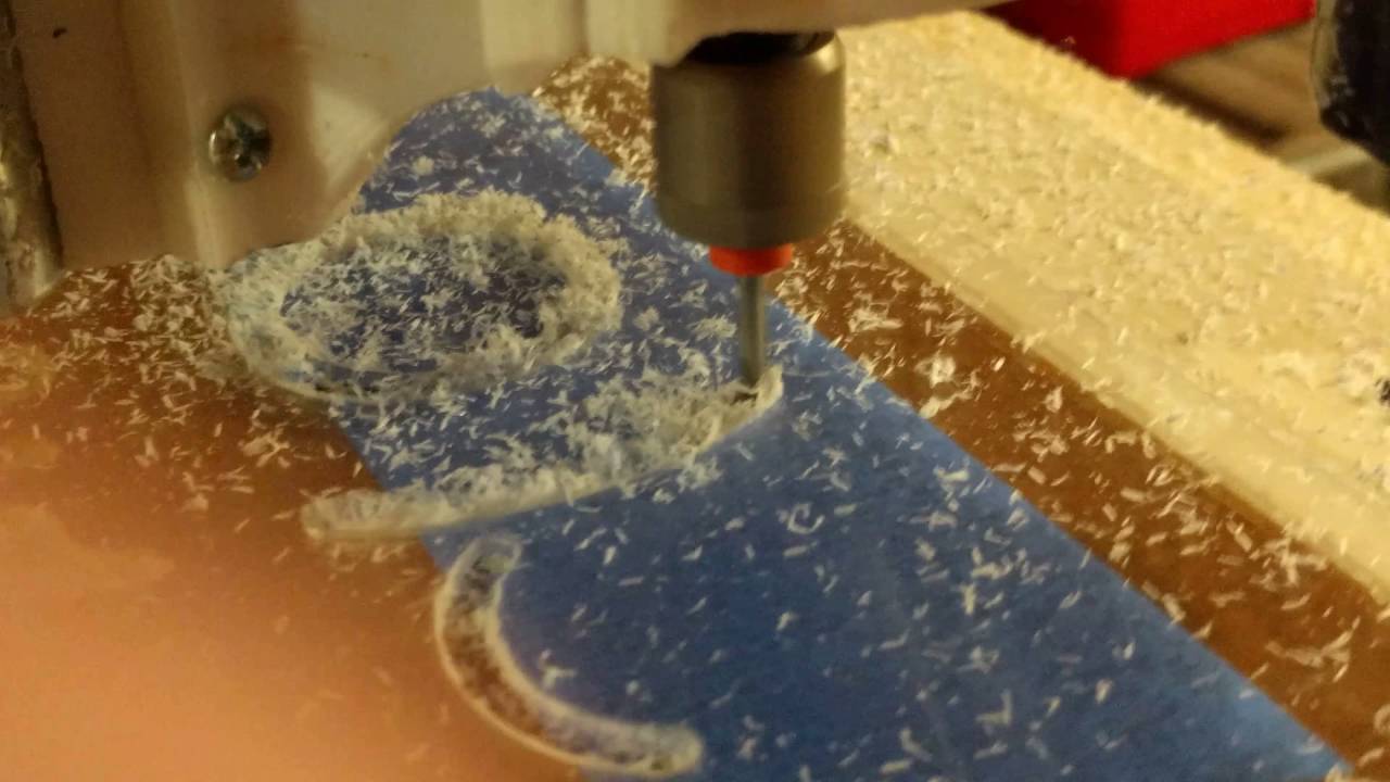 MPCNC Trochoidal cutting - YouTube