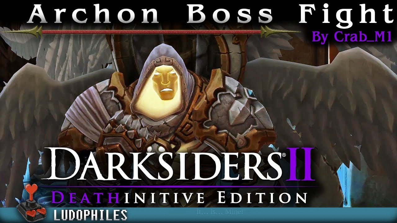 Darksiders II - Archon Boss Fight (PS4) - YouTube