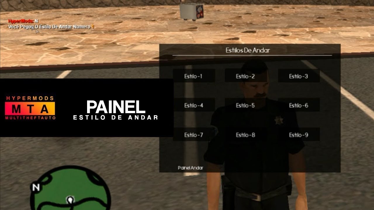 MOD MUDAR ESTILO DE ANDAR (DOWNLOAD FREE) | HYPERMODS MTA BRASIL - YouTube