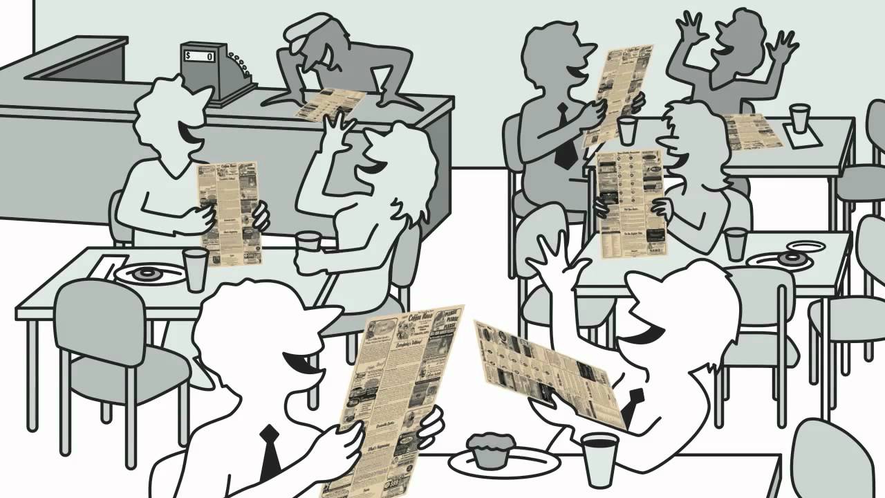 Piedmont Coffee News Advertising (cartoon) - YouTube