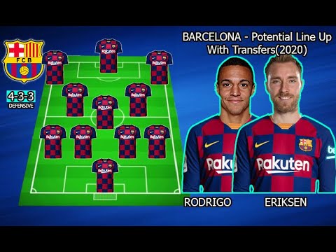 BARCELONA - Potential Line Up With Transfers (2020) ft. Rodrigo ...