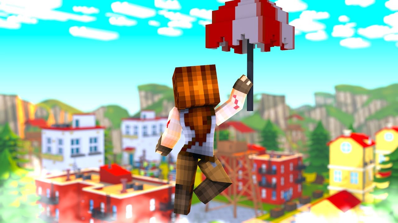 TILTED TOWERS IN MINECRAFT! (Fortnite Battle Royale Mods) - YouTube