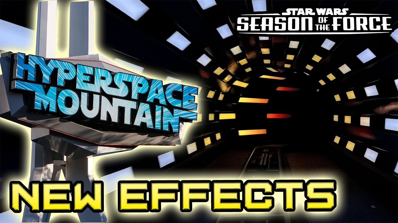 Star Wars: Hyperspace Mountain Returns with New Effects at Disneyland ...