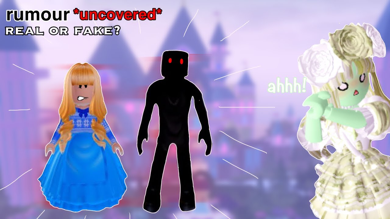 BLUE GIRL and SHADOW MAN RUMOUR *UNCOVERED* Roblox Royale High - YouTube