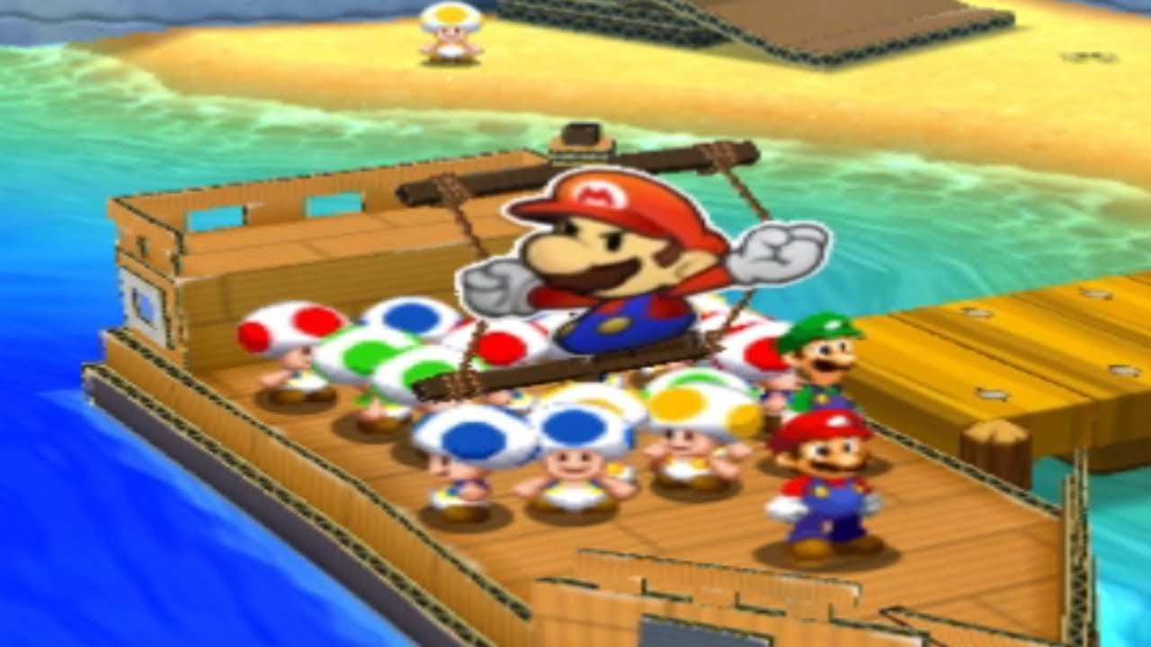 Mario & Luigi Paper Jam but we go back to Peach's Castle - YouTube