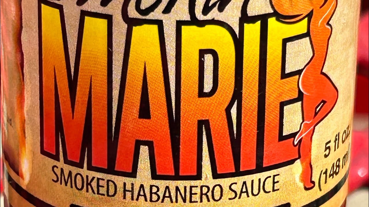 Marie sharp’s smoking Marie smoked habanero sauce - YouTube