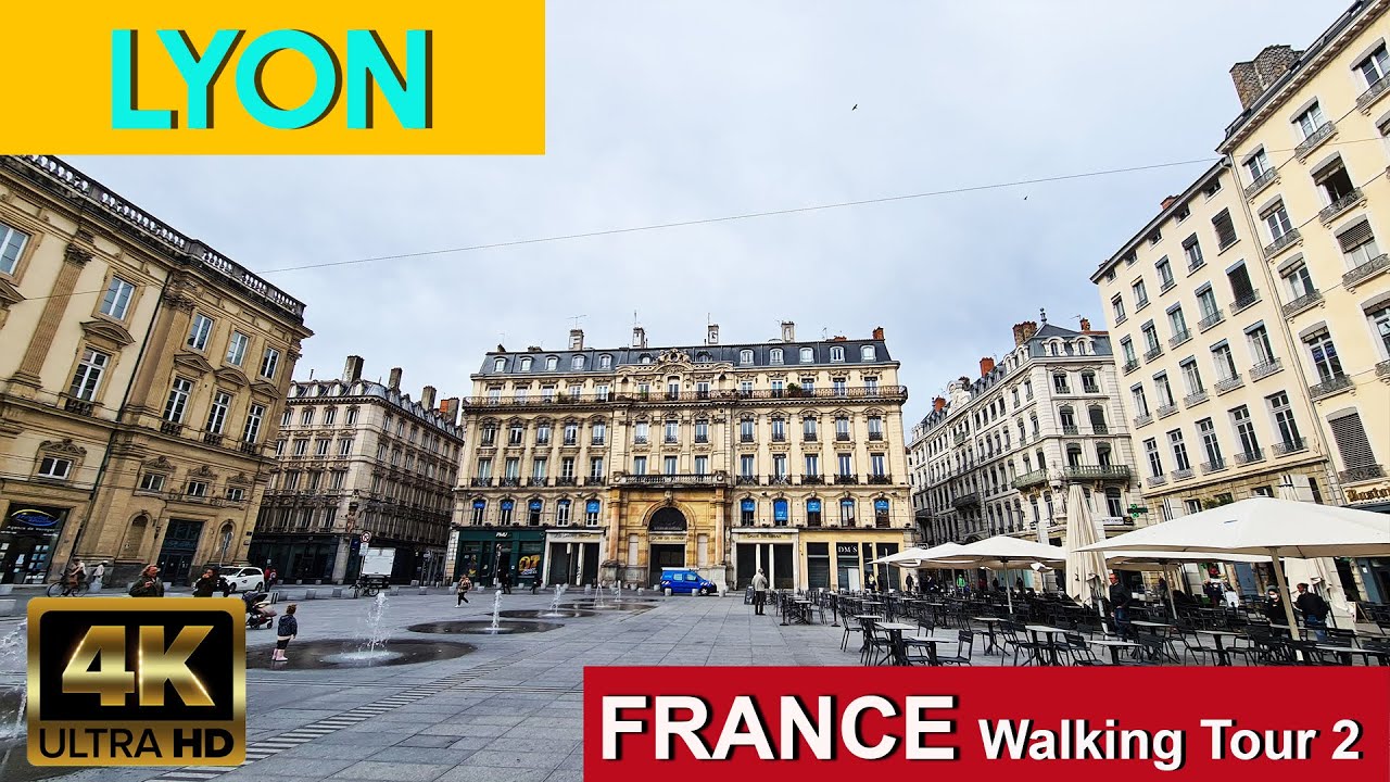 🇫🇷 LYON, France Walking Tour Part 2 4K 60fps UHD - YouTube