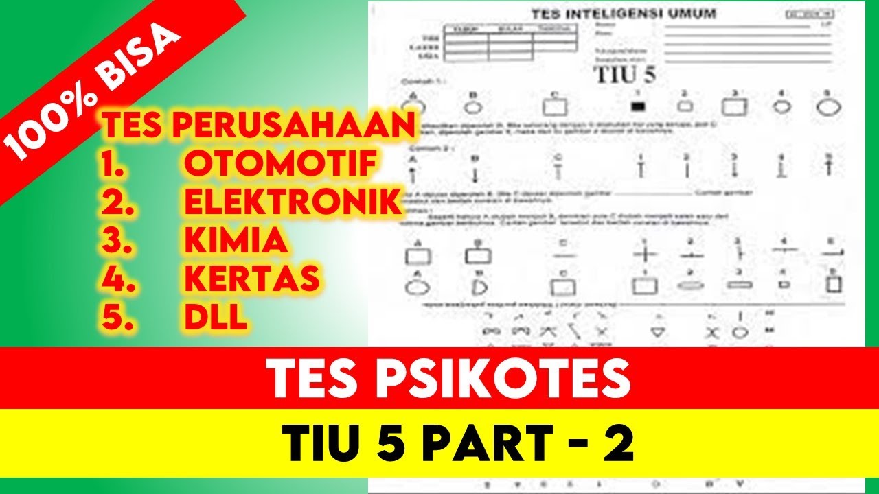 Tutorial Tes Tiu 5 - YouTube