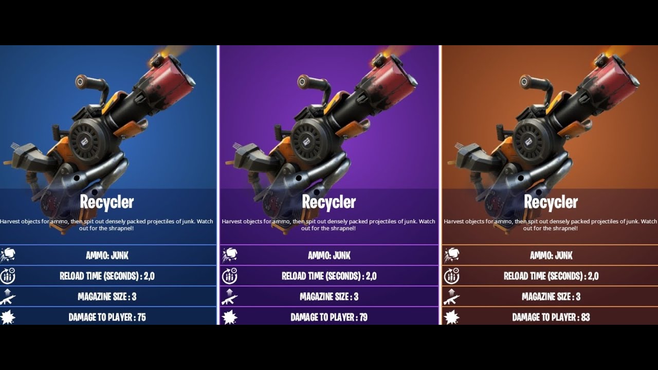 *NEW* "RECYCLER" GUN OUT NOW! (Fortnite Battle Royale) - YouTube