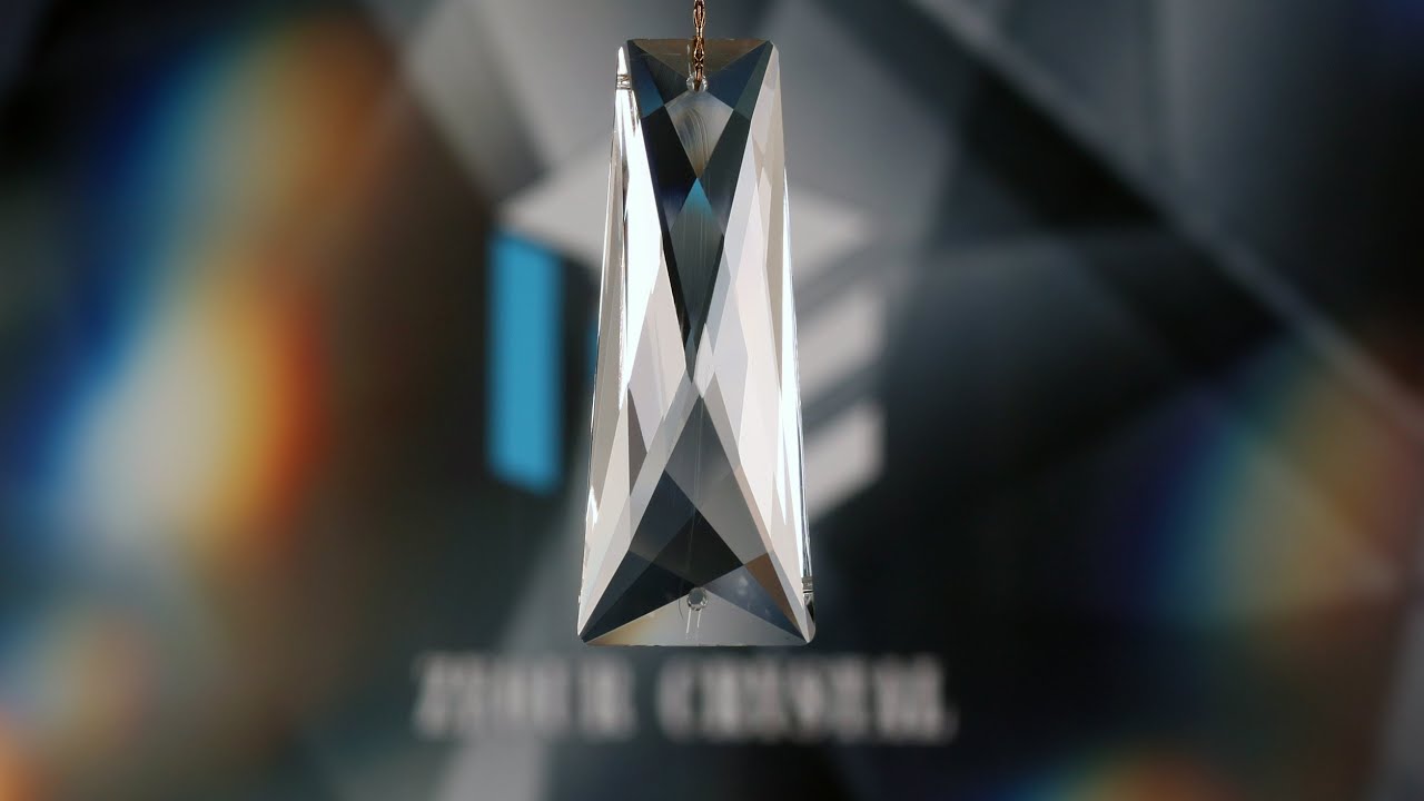 How to make trapezoid shape crystal prisms for crystal chandeliers ...