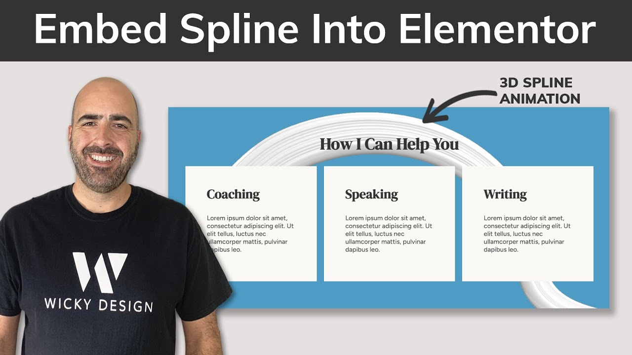 How to Embed Spline Into Elementor - YouTube