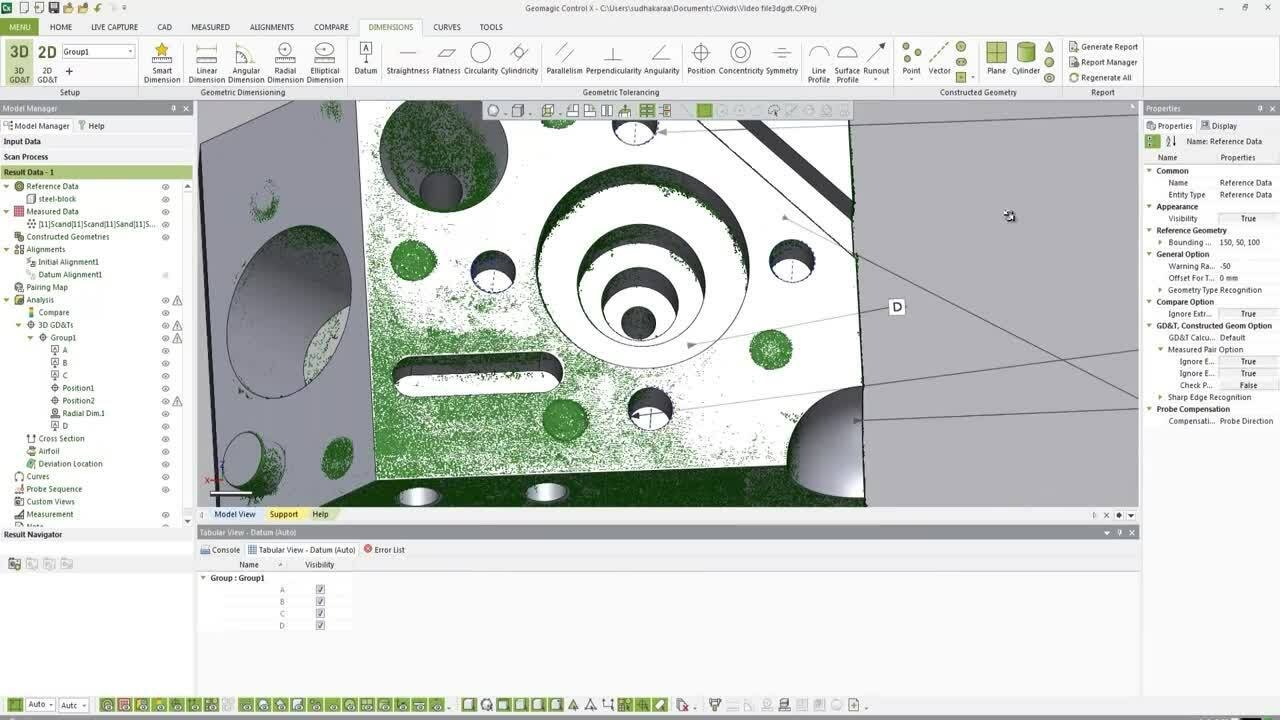 Unplanned inspection with Geomagic Control X | Concentricity - YouTube