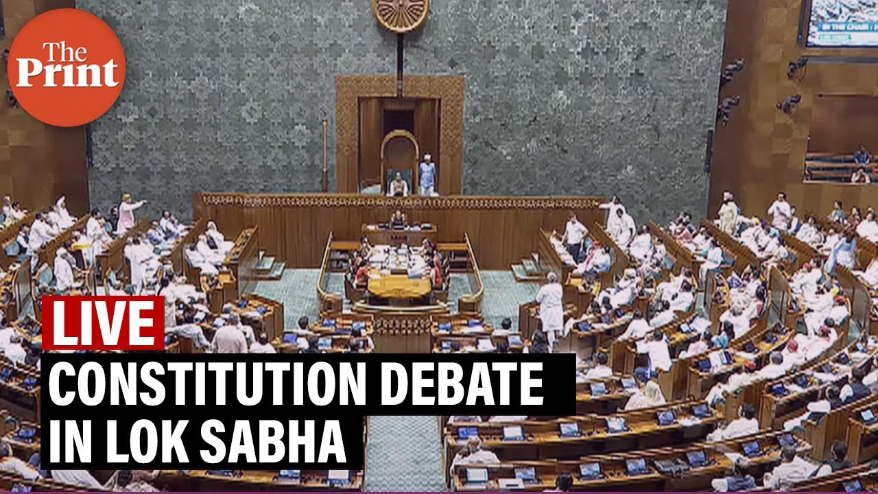 LIVE: Constitution Debate in Lok Sabha | Winter session of Parliament ...