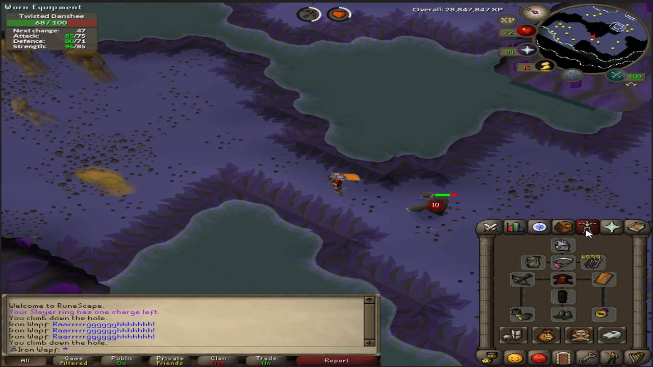 Twisted Banshees - 2k Pure Ess/hr and range exp + herbs for iron men ...