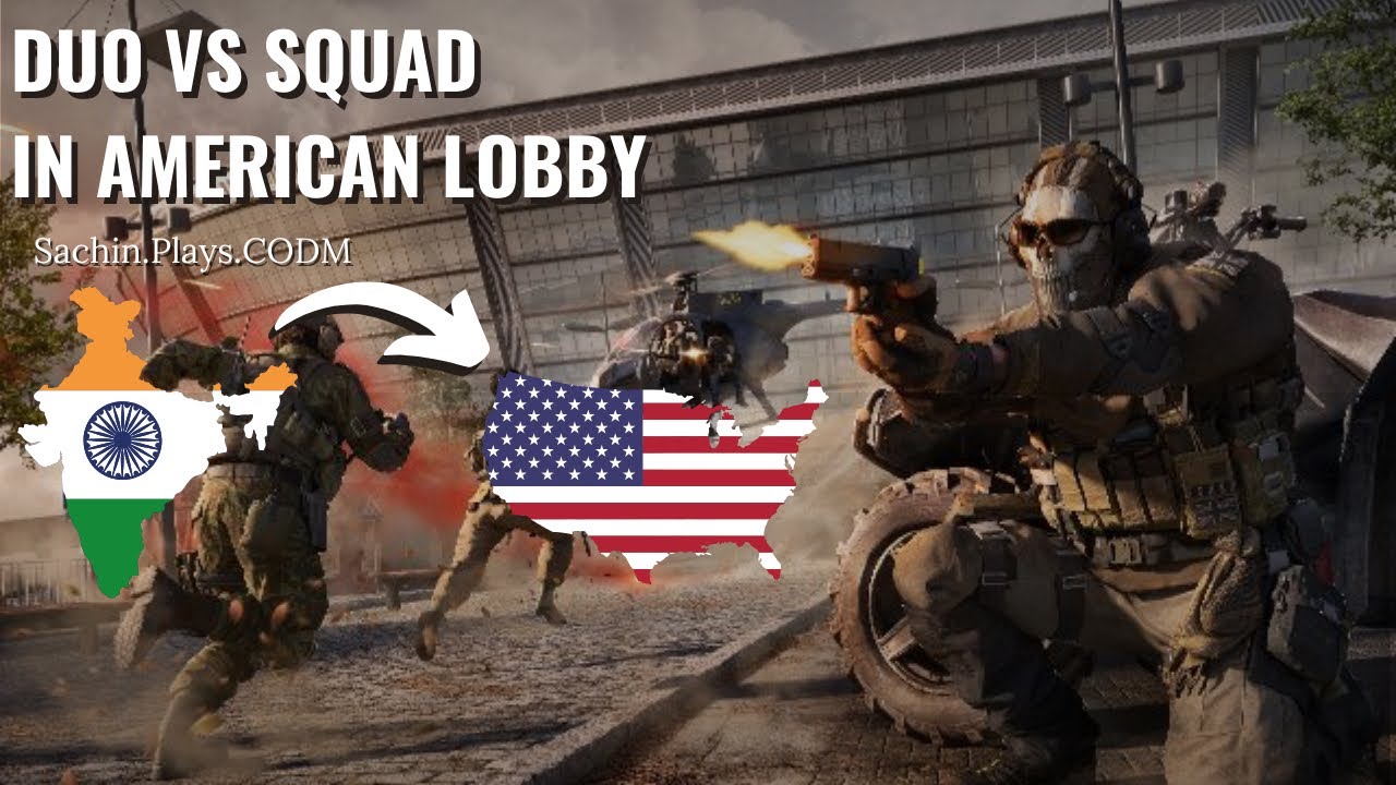 I played Duo vs Squads in an American Lobby | Call Of Duty Mobile | # ...