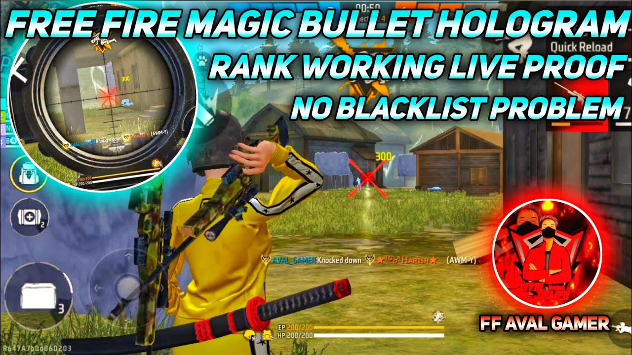 Free Fire New Magic Bullet Obb File🎯 Hologram Full Body Aimbot Obb - YouTube