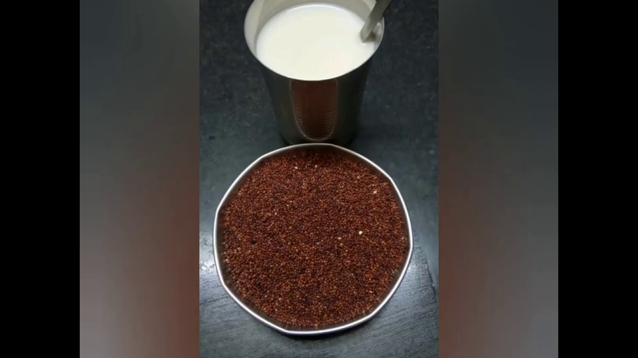 Finger millet or Ragi porridge | ராகி கூழ் | Ragi kool for morning ...