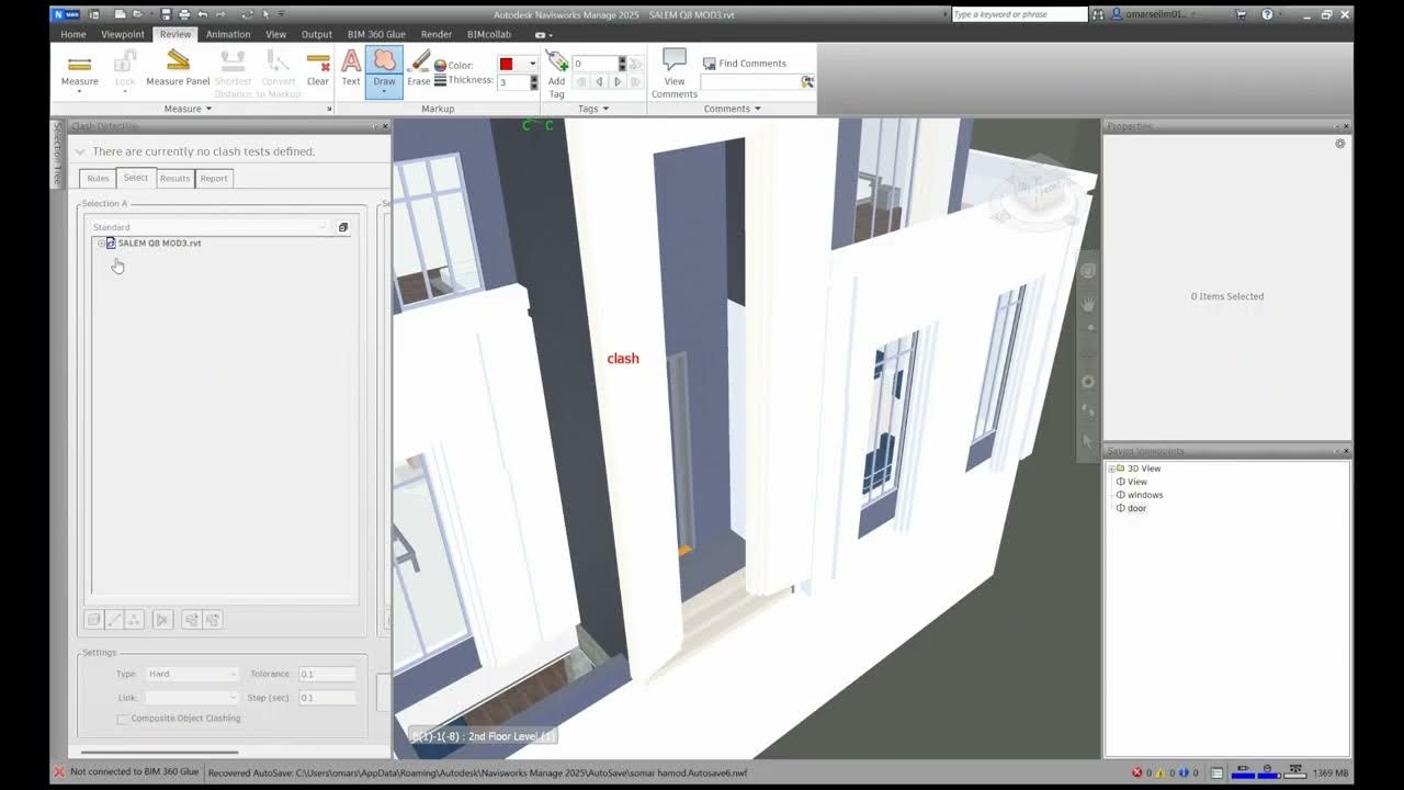Navisworks Tutorial النافيسوركس Create, Import & Export Viewpoints - YouTube