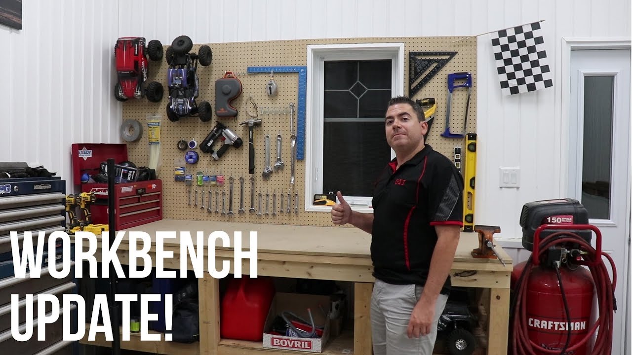 DIY | How-to Pegboards over my workbench - YouTube