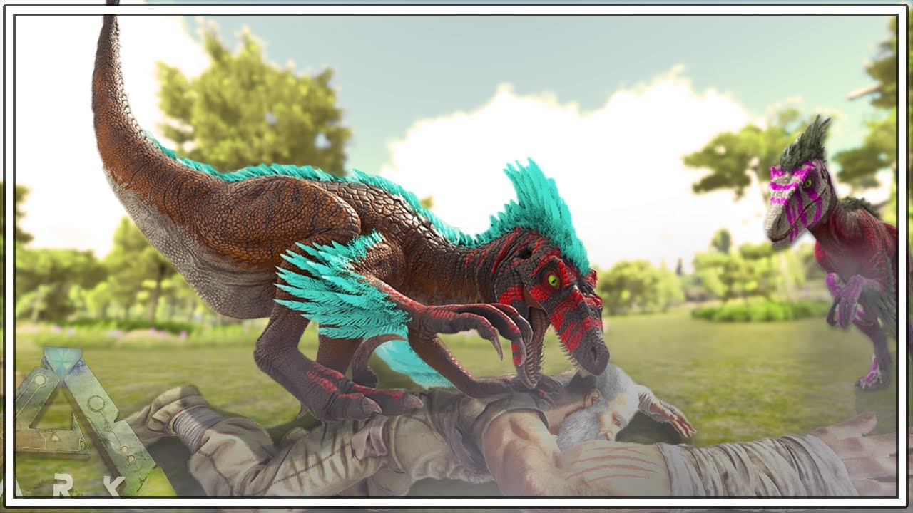 WE GET ATTACKED BY MAX LEVEL PALEO RAPTORS !! | ARK Caballus [Episode 4 ...