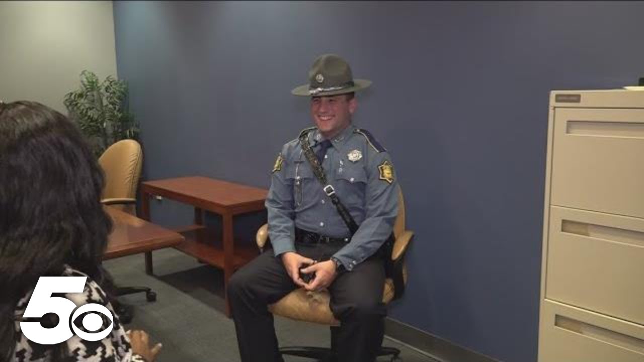Former officer overcomes injuries, becomes Arkansas state trooper - YouTube