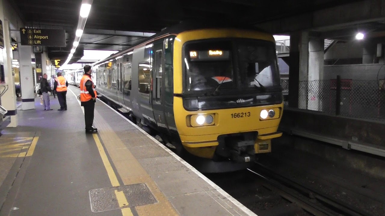Great Western Railways Class 166 Departing Gatwick Airport (13/10/170 ...