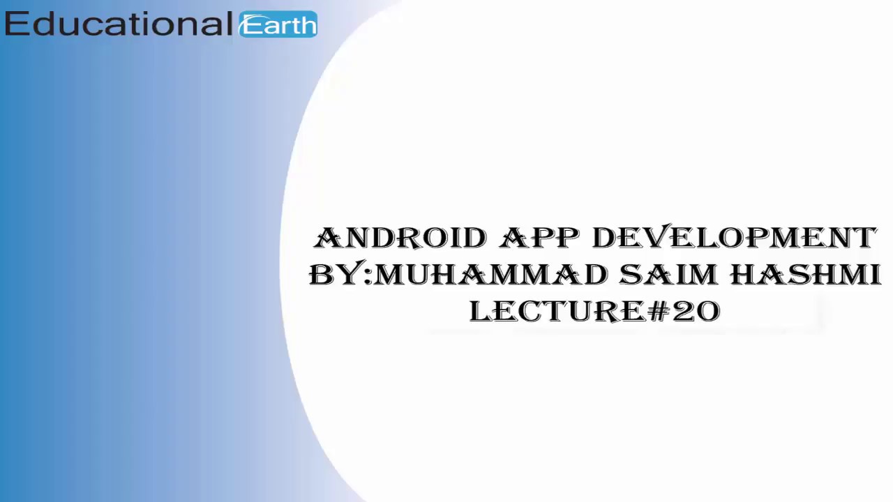 Progress Bar and Progress Dialog |Android App Development | Lecture#20 ...