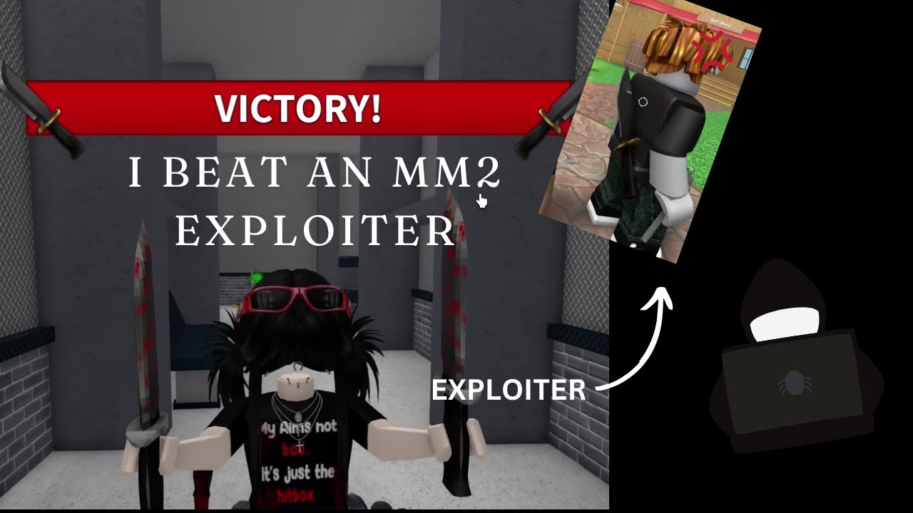 I Beat A MM2 Exploiter! - YouTube