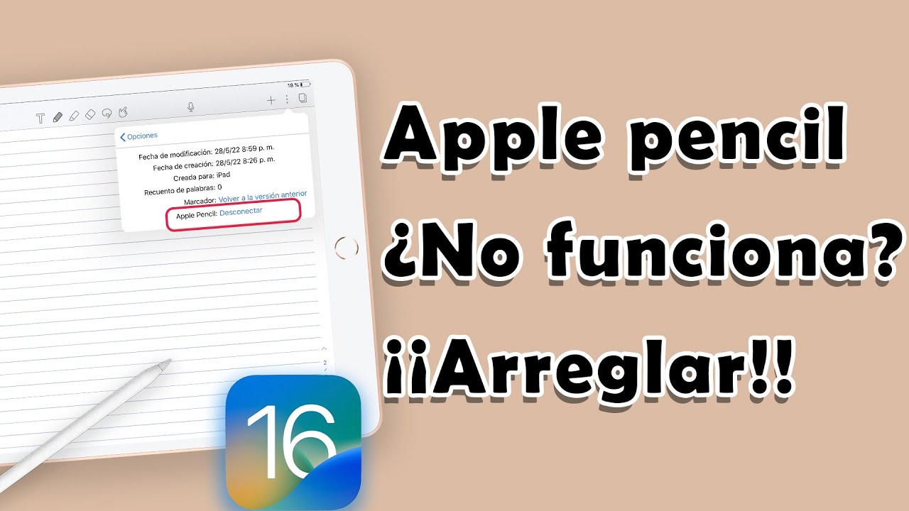 SOLUCIÓN DE MI APPLE PENCIL NO FUNCIONA | 7 TRUCOS - YouTube