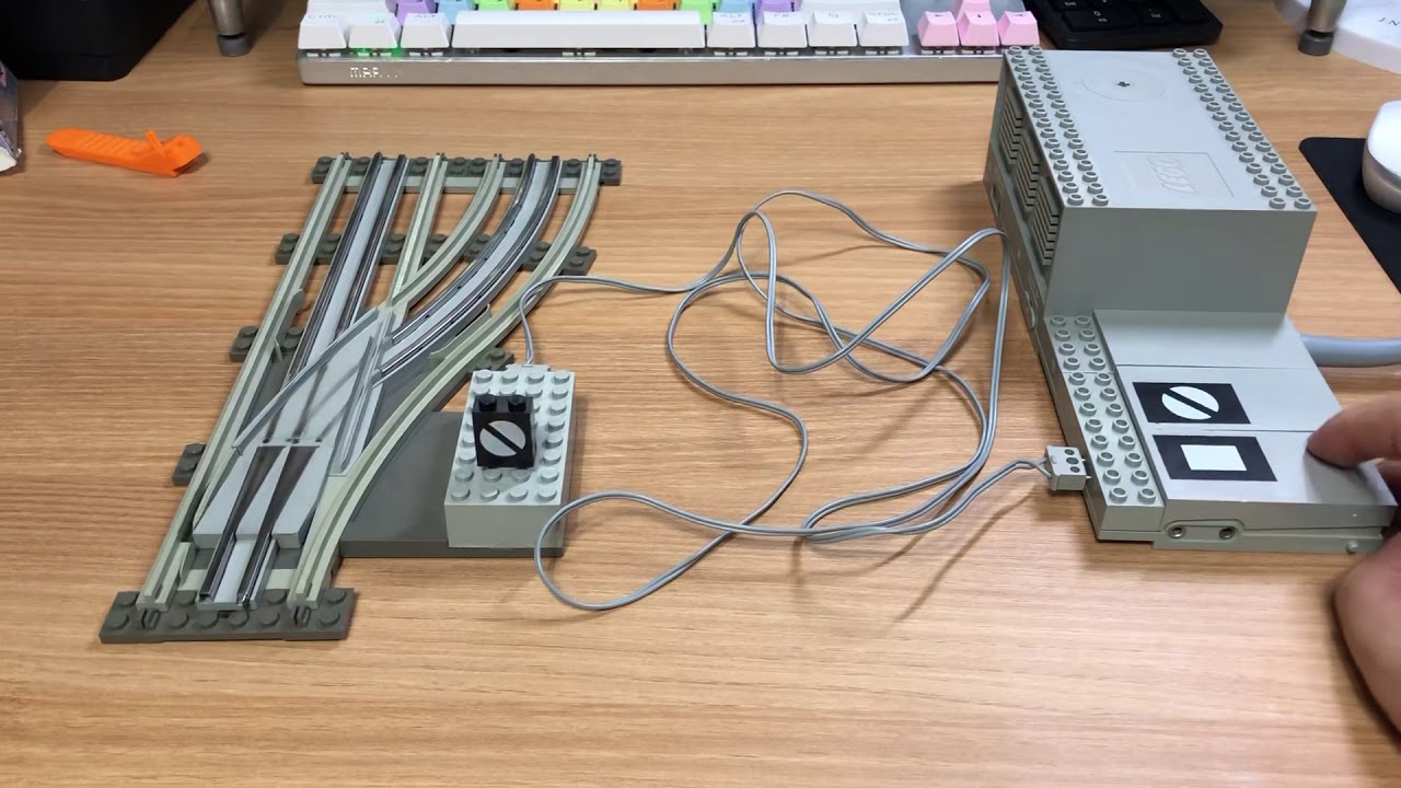 LEGO 7863 - Remote Controlled Point Motor - YouTube