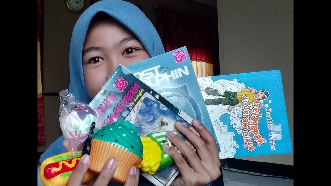 ~HAUL SQUISHY & BUKU NOVEL~ - YouTube