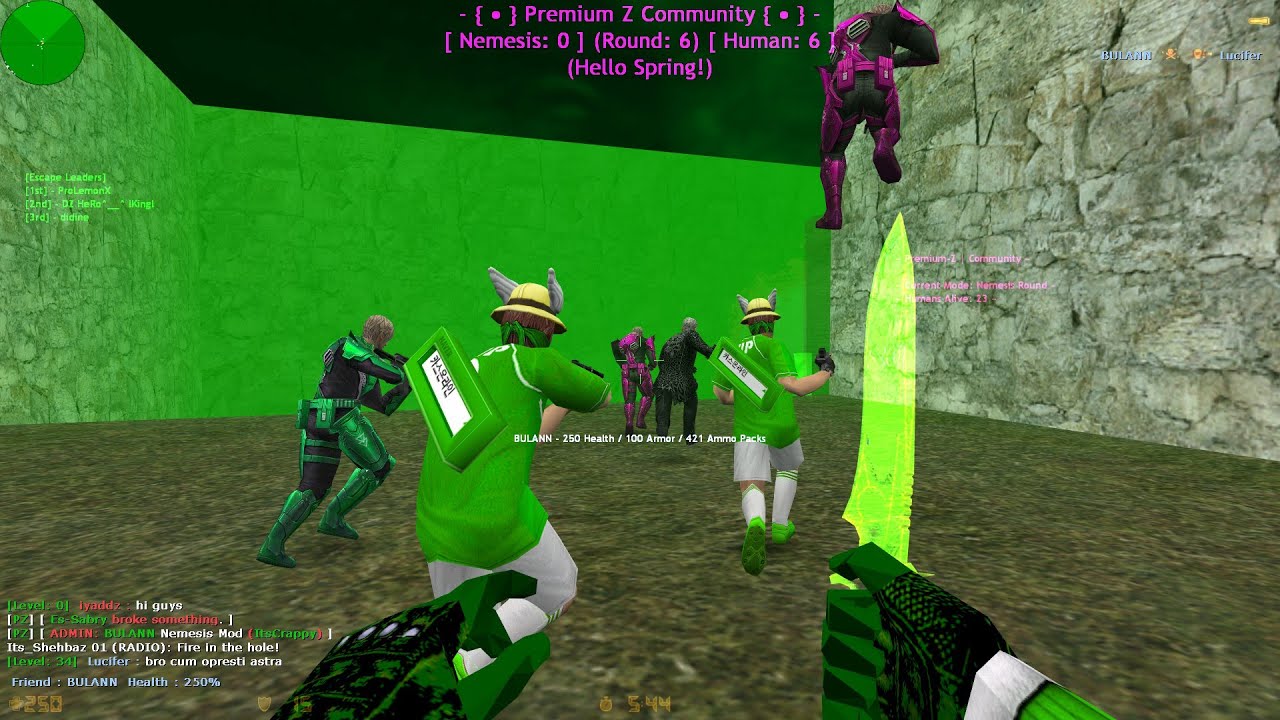 Counter-Strike: Zombie Escape Mod - Premium Z - YouTube