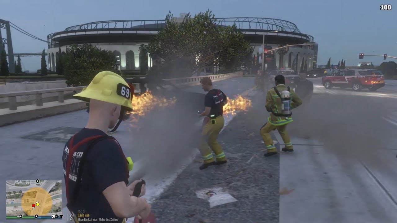 Gta 5 LSFDFR Los Santos City First Responder Fire - Fire Callouts # ...