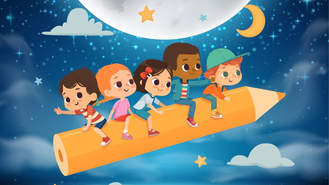 Fly To The Moon Song For Kids | Fun Nursery Rhyme with TinyFeets! - YouTube
