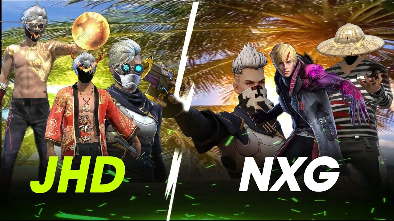 NXG TEAM Vs JHD TEAM ⚔️Battle with Friendlly Challenge💪😈। Only One Tap ...