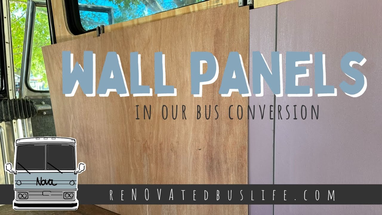 Wall Panel installation & Window framing in our MCI Bus Conversion ...