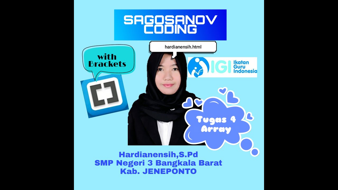 Belajar Coding Brackets Array Youtube 2724
