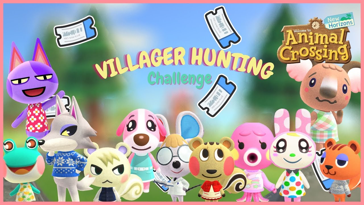 NEW ISLAND - Villager Hunt Challenge 🤩 - YouTube