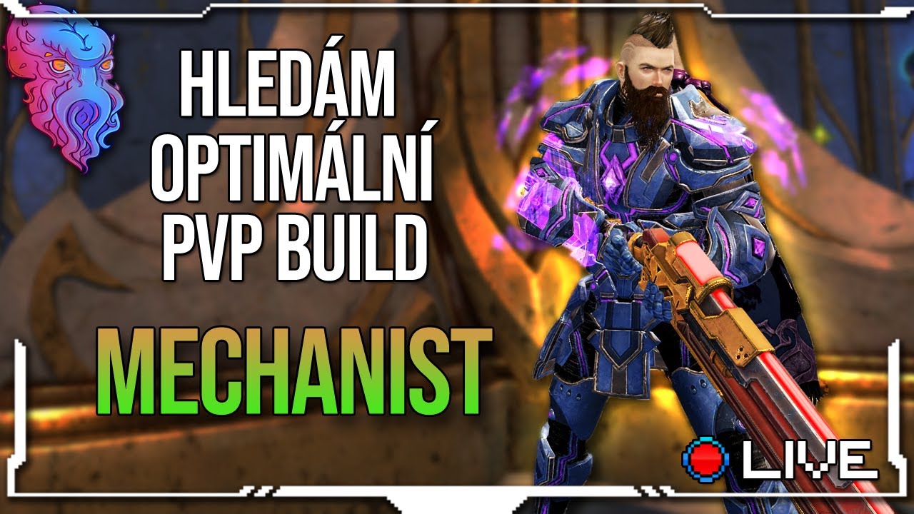 🔴GUILD WARS 2 - Hledám optimální PVP build pro Mechanistu! - YouTube