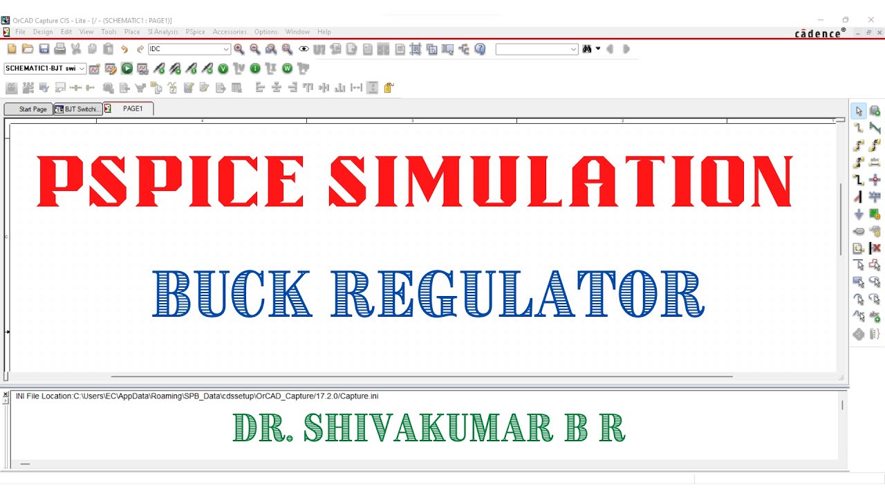 PSpice Simulation: Buck Regulator Simulation - YouTube