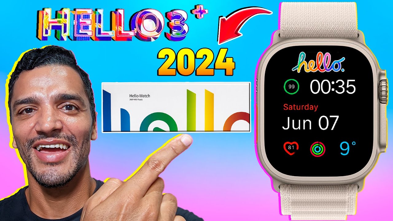 HELLO WATCH 3+ PLUS GEN2 VERSÃO 2024 + NOVO APLICATIVO QCFIT PRO ...