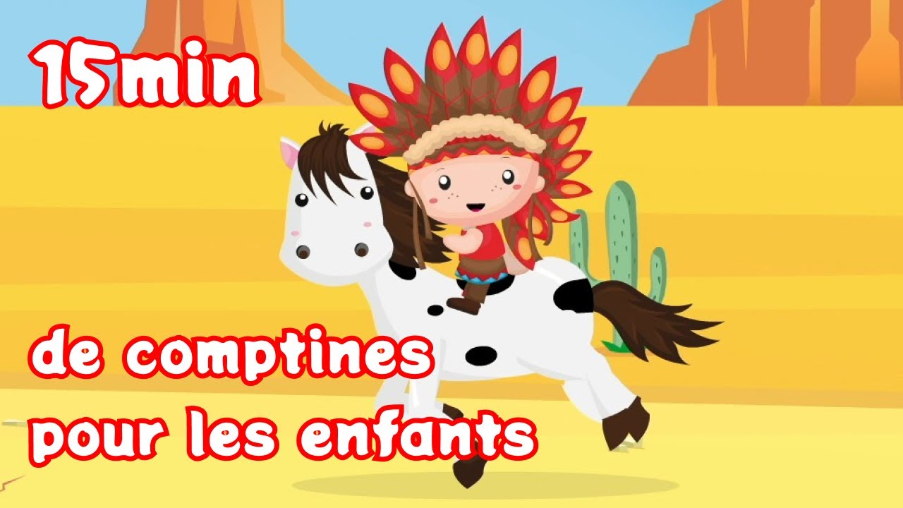 15min de comptines animés avec paroles pour les enfants et les petits ...