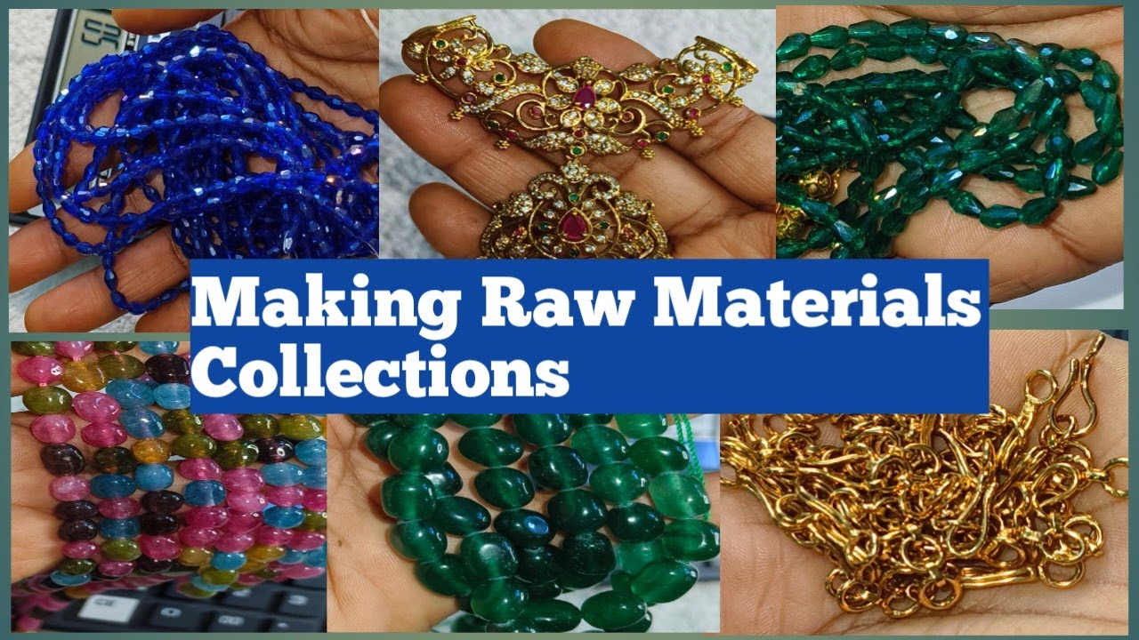 Raw materials making items available.. అందరికీ అందుబాటు ధరల్లో రా ...