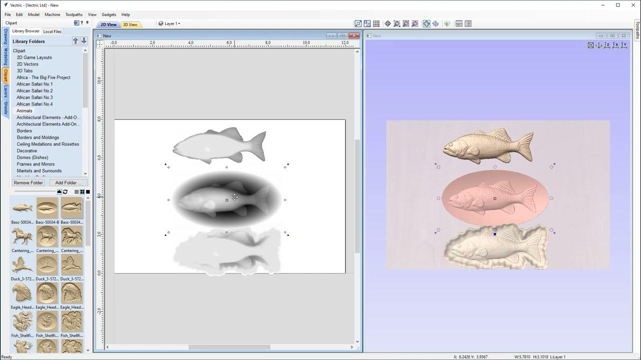 VCarve Clipart Guide | Vectric V11 Tutorials - YouTube