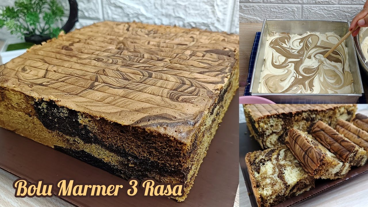 Coba Jualan Bolu Marmer 3 Rasa Ini Auto Untung Berlipat Rasa Dijamin ...