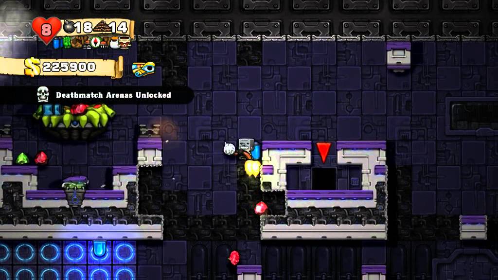 Spelunky alien mothership - YouTube