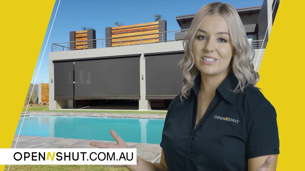 Outdoor Blinds Adelaide & Perth - Advert for Open N Shut - YouTube